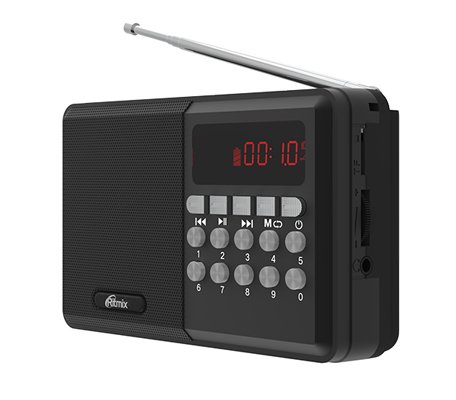 Купить Аналоговый радиоприемник Ritmix RPR-001 BLACK в Москве, цена: 690 руб, - интернет-магазин ...
